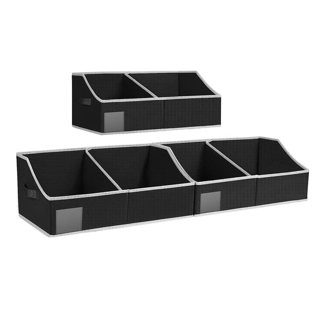 DIMJ Trapezoid Storage Bins, Closet Baskets with Handles, Fabric Bins ...