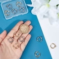12Pcs 2 Colors 201 Stainless Steel Huggie Hoop Earring Findings with ...