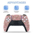 Pink, Rose PS5/PS5 Slim Digital Disc Skin Sticker For Console And ...