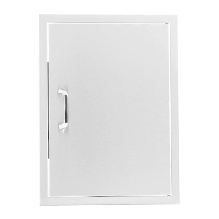 BBQGuys Signature 18-Inch Stainless Steel Reversible Single Access Door ...