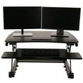 Standing Desk Riser, Micro Adjustable Spring Height Sit to Stand Riser ...