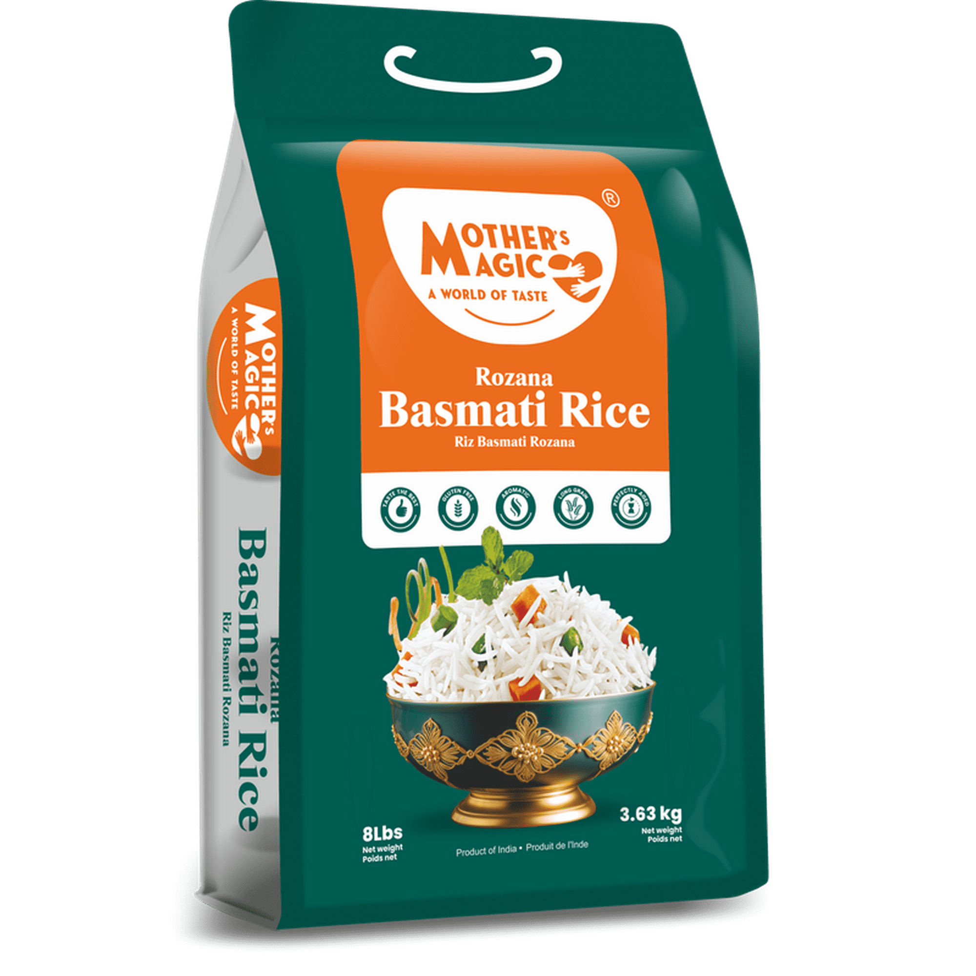 Click here for Mothers Magic Rozana Basmati Rice  3.63 Kg (8 Lb)... prices