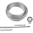 1/8" Stainless Steel Wire Rope Cable,50ft PVC Coated Stainless Cable ...