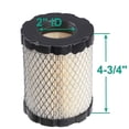 CaraMart 2 Pack 798897 Air Filter Set For Lawn Mowers Gardening Tools ...