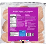 Great Value All Natural Boneless Skinless Chicken Thighs, 3 lb (Frozen ...