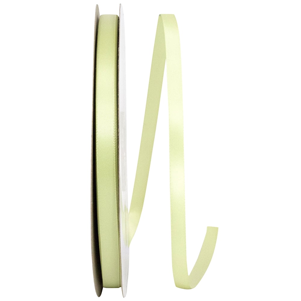 Reliant Ribbon - 5150-542-15C, Single Face Sfs Satin Ribbon, Lime Juice ...