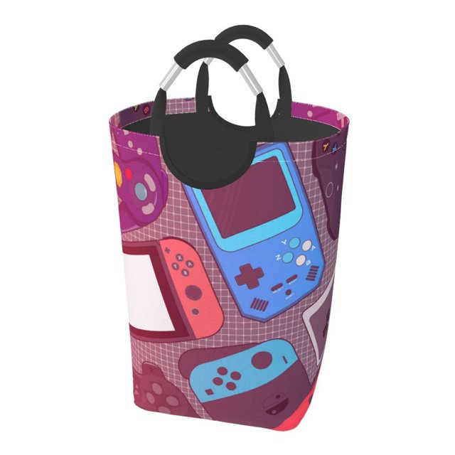 TEQUAN 50L Large Rectangular Laundry Hamper with Aluminum Handles ...