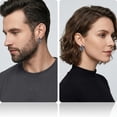 Viking Hoop Earrings for Men 925 Sterling Silver Celtic Knot Black ...
