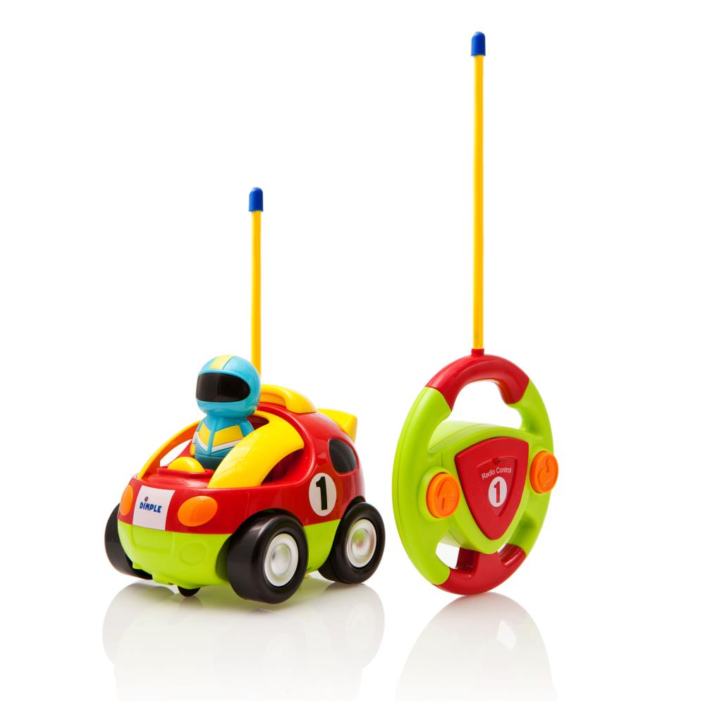 Dimple Cartoon Remote Control (R/C) Race Car for Kids and Toddlers with ...