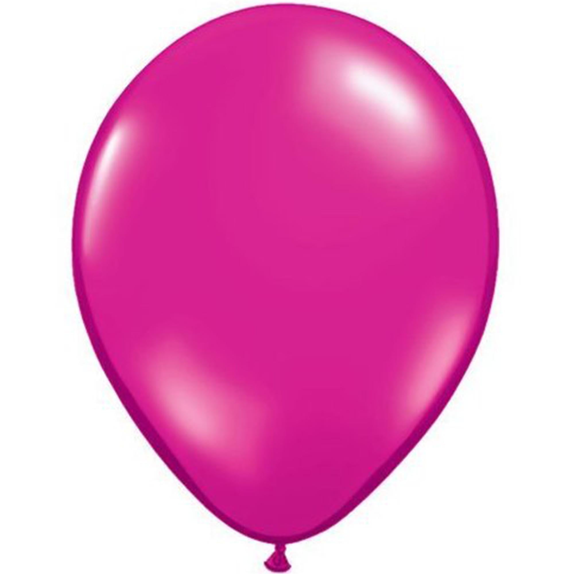 12 Qualatex Jewel Magenta Balloons 16" - Walmart.com