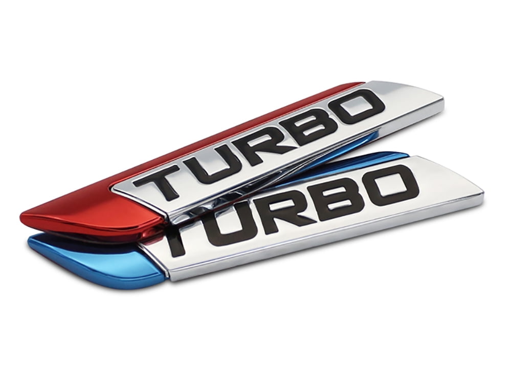 Buy SPRING PARK 3D Metal TURBO Turbocharged Car Sticker Logo Emblem ...