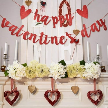 Unique Industries Assorted Colors Heart Valentine's Day Party Banners ...