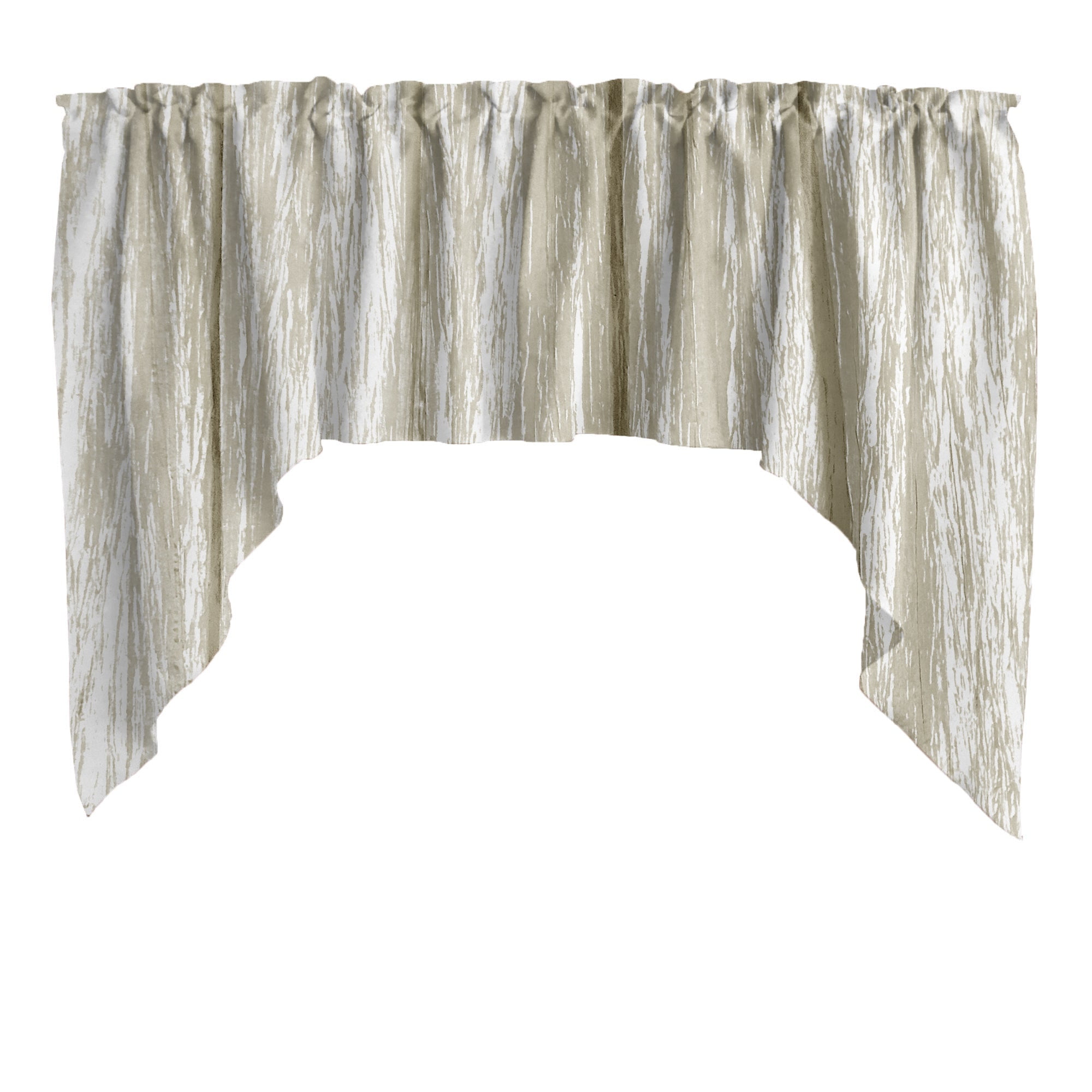 Crushed Crinkle Taffeta Swag Window Valance 72" Wide / 36" Tall ...