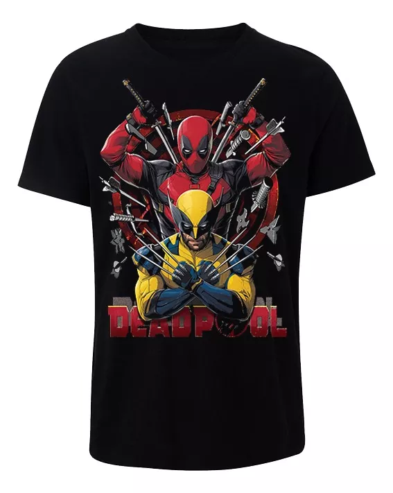 Playeras Camiseta Deadpool Vs Wolverine Marvel Comic + Envio | Walmart ...