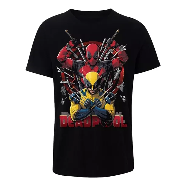 Playeras Camiseta Deadpool Vs Wolverine Marvel Comic + Envio | Walmart ...