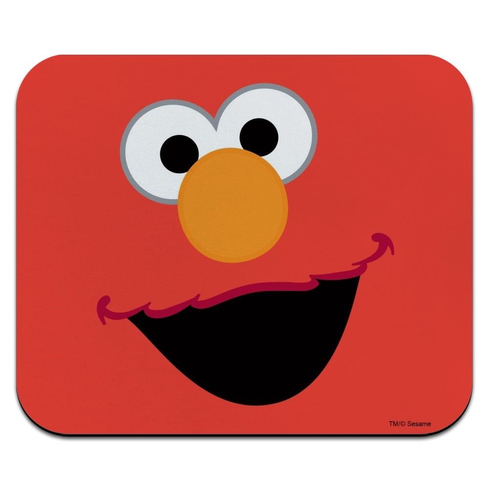 Sesame Street Elmo Face Low Profile Thin Mouse Pad Mousepad - Walmart.com