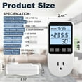 Upgraded Watt Meter, Usa Meter Plug Home Energy Monitor Consumption ...