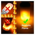 Led Light Bulb, LED E27 Dynamic Flame Effect Corn Bulb 5W 7W Flickering Emulation Decor Lamp ...