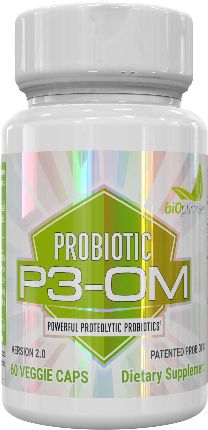 P3 OM By BiOptimizers Probiotic And Prebiotic Supplement 60 Capsules P3 OM By BiOptimizers Probiotic And Prebiotic Supplement 60 Capsules