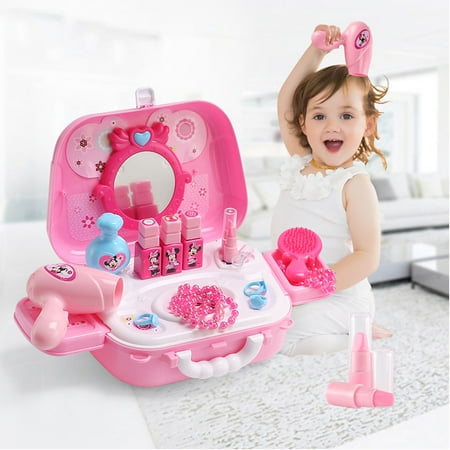 Disney Kids Makeup Toy Kit Girl Pretend Play Kit; Pretend Play Make ...