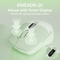 RYPFOEWBN Mini wireless charging mouse, 2.4G/Bluetooth dual-mode ...