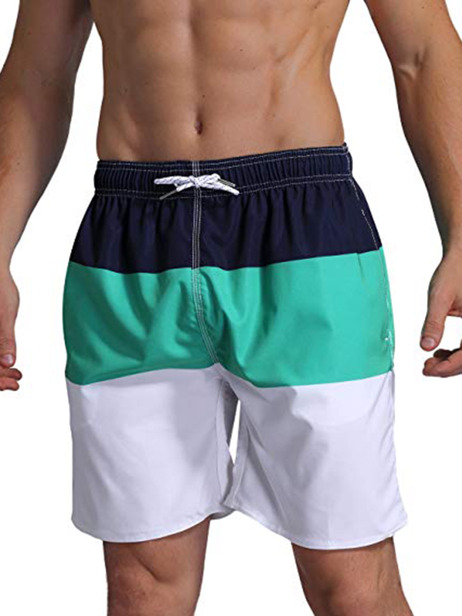 Youloveit Men's Board Shorts Swim Trunks Quick Dry Beach Board Shorts ...
