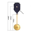 Wall Clock Pendulum Movement Mechanism with Hands Quartz Repair Long ...
