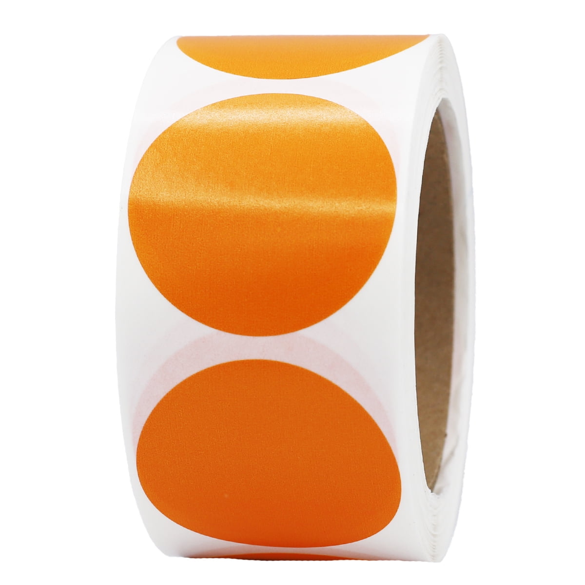 Orange Circle Stickers | 2" Inches Round | 500 Pack - Walmart.com