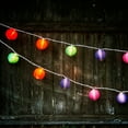 LampLust Multicolor Lantern String Lights - 20 Colorful Hanging ...
