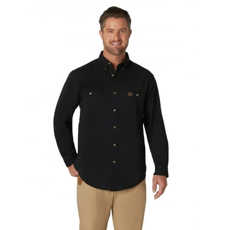 Wrangler Men's Big-Tall Logger Shirt,Black,3X | Walmart Canada