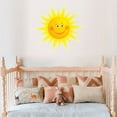 Smiling Sun Wall Sticker Wall Decal Sun Wallpaper for Kindergarten Home ...