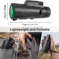 10X40/10X42mm HD Monocular Telescope for Adults, Portable with FMC Lens ...