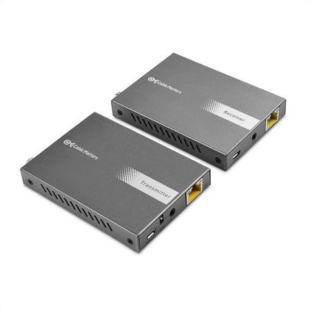 Cable Matters 4K 60Hz HDMI Extender Balun with HDMI 2.0 and HDR - Wall ...