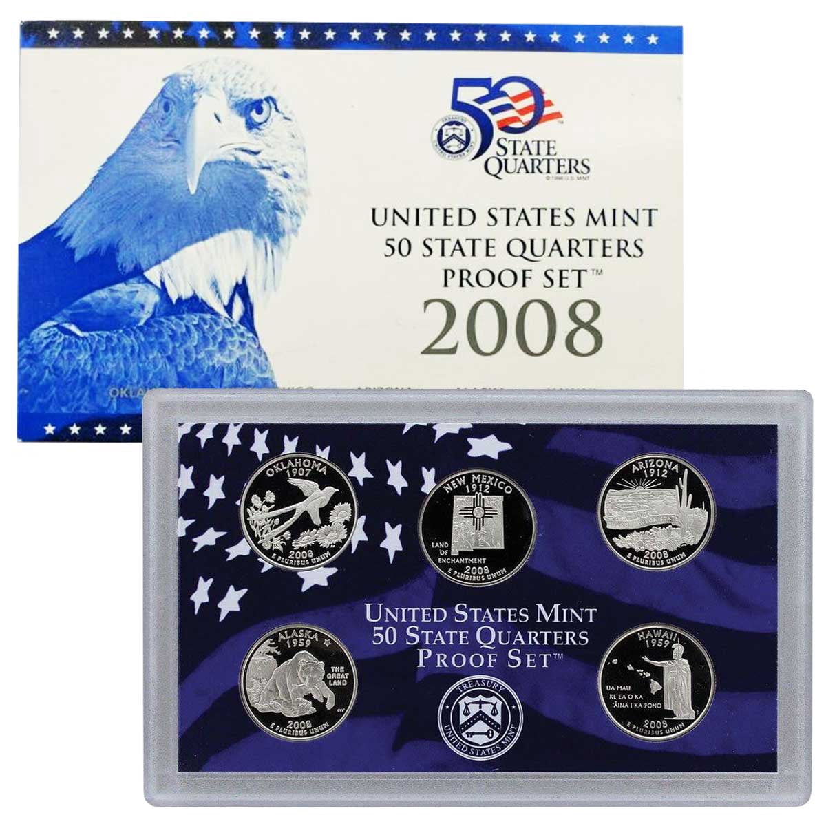 2008 U.S Clad Quarters Proof Set - Walmart.com