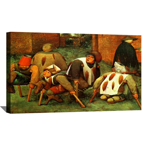 Pieter Bruegel The Elder Painting The Beggars By Pieter Brueghel Canvas ...