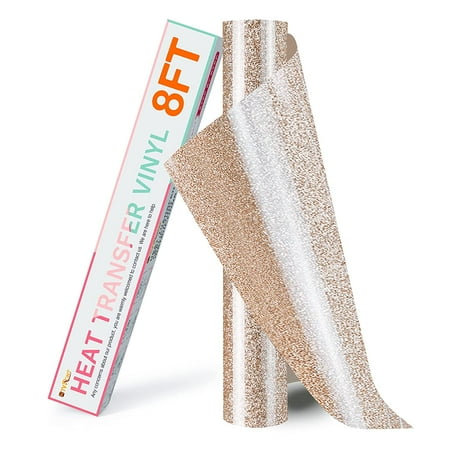 Brown Glitter HTV Heat Transfer Vinyl Rolls - 10" x 8ft Brown Glitter ...