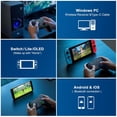 Bluetooth Gaming Controller, Hall Joystick, 1000mAh, Turbo ...