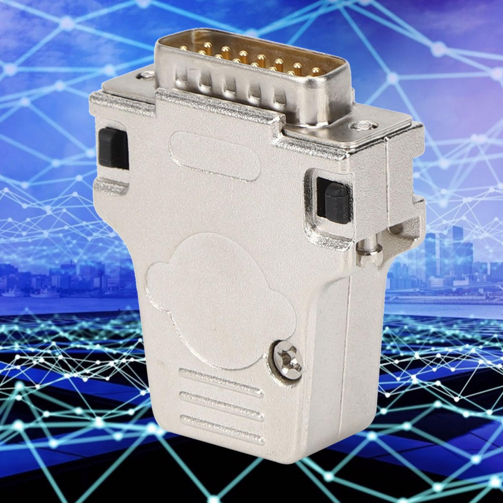 Conector serial de pines, DB15P-180 Conector serial D-SUB Conector SUB ...