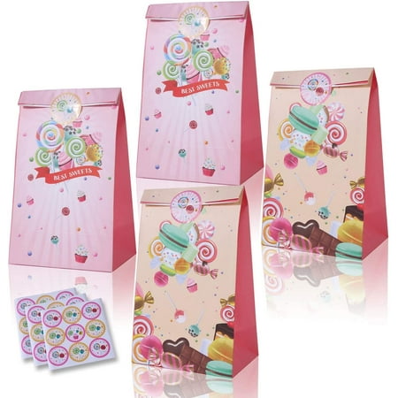 20 Pack Candyland Birthday Party Decoration, Sweet Lollipop Gift Bag ...