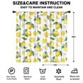 Blackout Kids Curtains,Lemon and Blossom White Pattern Children's ...