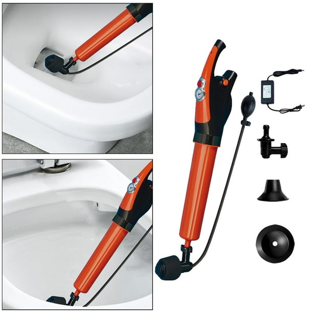 Toilet Plunger with 3 Replaceable Heads Powerful Sink Plunger for Sinks ...