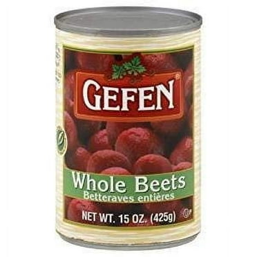 Gefen Organic Red Beets, Whole, Peeled, Cooked & Ready to Eat, 1.1 lb ...