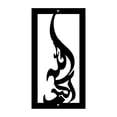 Stainless Steel Rune rectangle Metal Scroll Wall Decor Wall Art Hanging ...