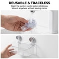 2026 New No-Drill Bathroom Suction Storage Box, Powerful Suction Cup ...