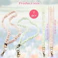 2 Pack Cottagecore-style Scrunchie Lanyards for ID Badges and - & Green ...