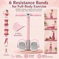 Smart Foot Pedal Puller with Digital Counter, 6 Resistance Bands for ...