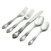Oneida True Rose 20-Piece Stainless Steel Silverware Flatware Set - Walmart.com