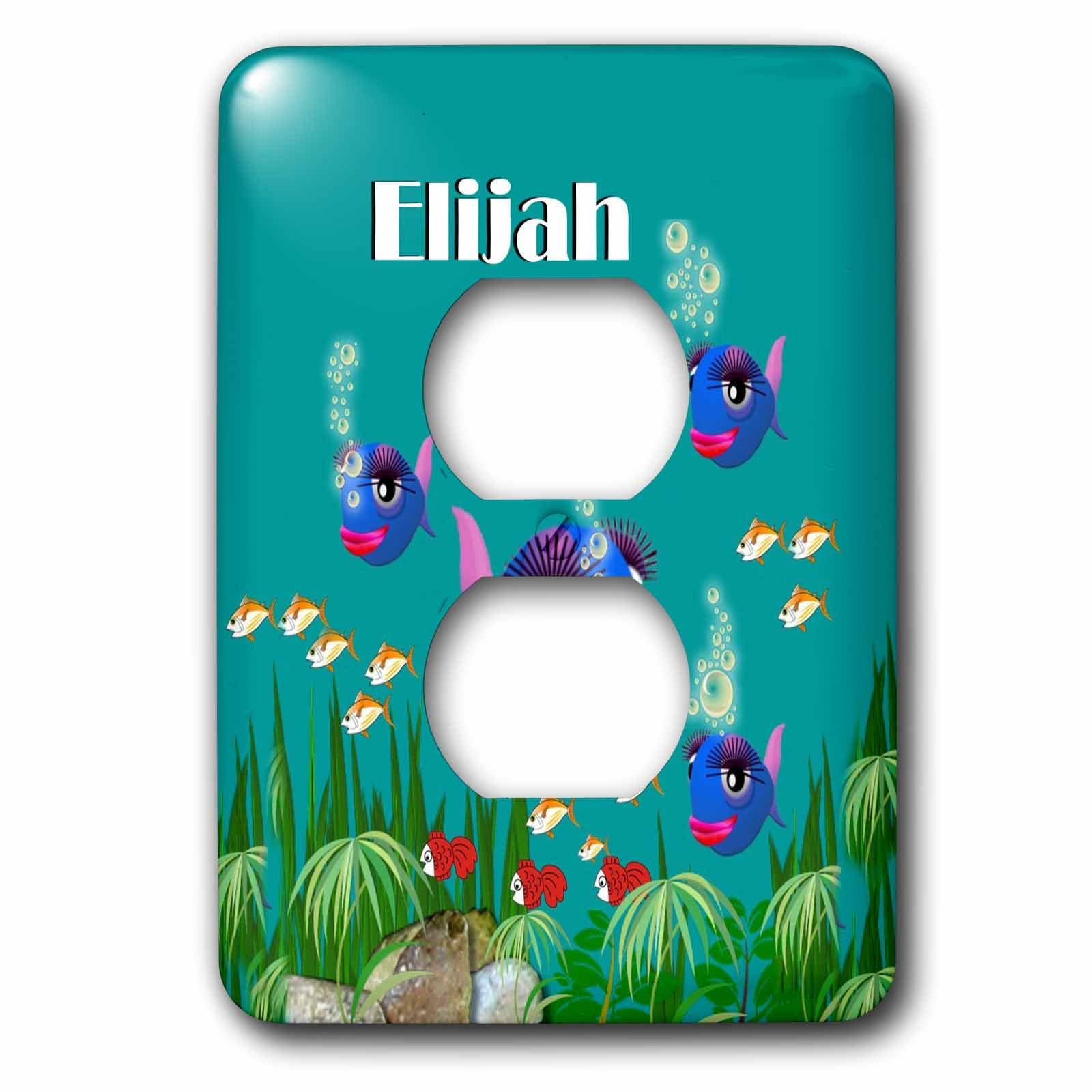 This vibrant artwork of Fish under the sea is personalized with the ...