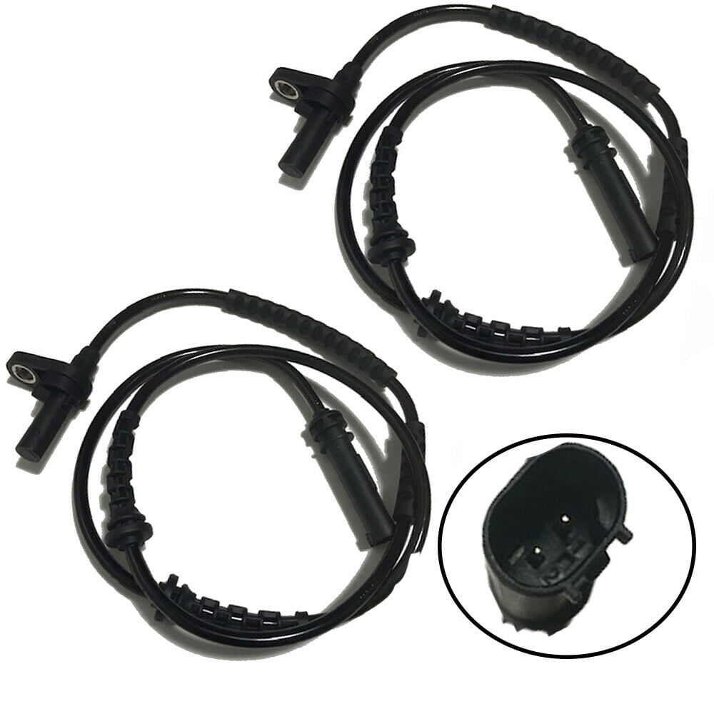 2 X New Front ABS Speed Sensors For BMW 528I 550I 650I 740I 760LI M5 ...