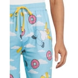 The Simpsons Homer Donut Clouds Adult Men's Apparel, All Over Print ...